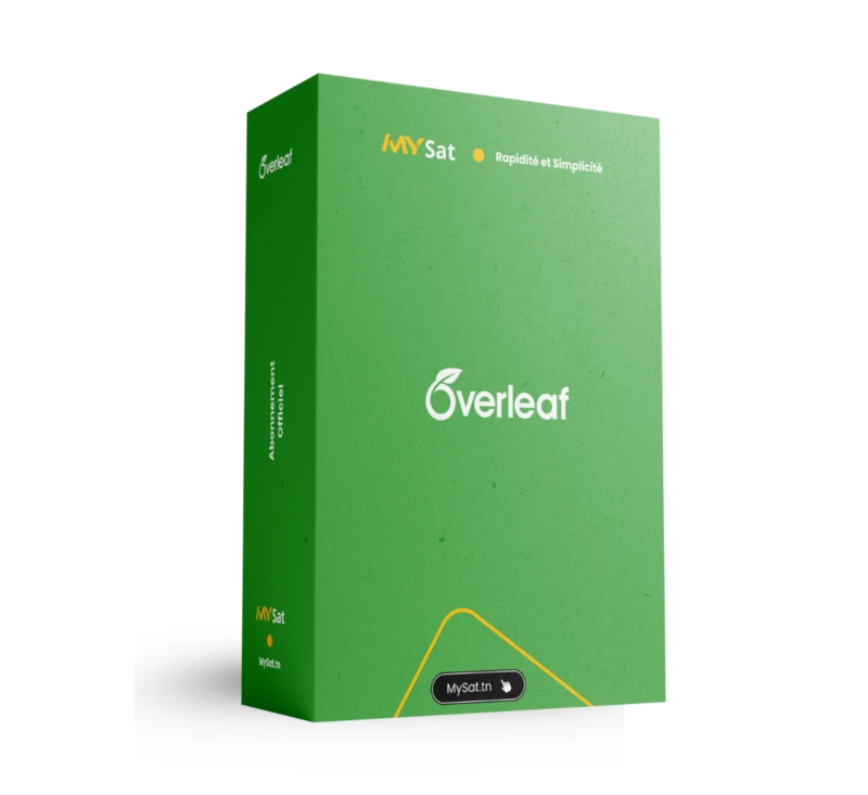 Abonnement Overleaf Premium Tunisie MySat